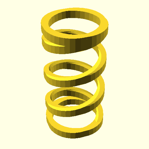 3D Printed Springs in OpenSCAD - Phil Schatzmann