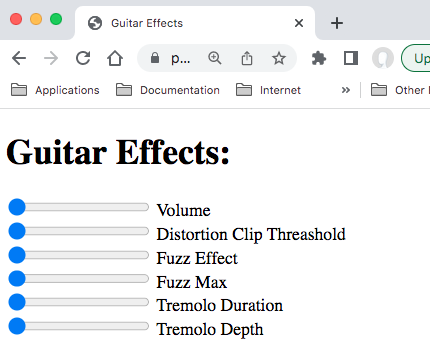 Guitar Effects Controlled By A Web GUI - Phil Schatzmann